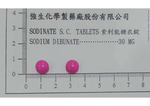 索利能糖衣錠的功效、成分、用法與用量