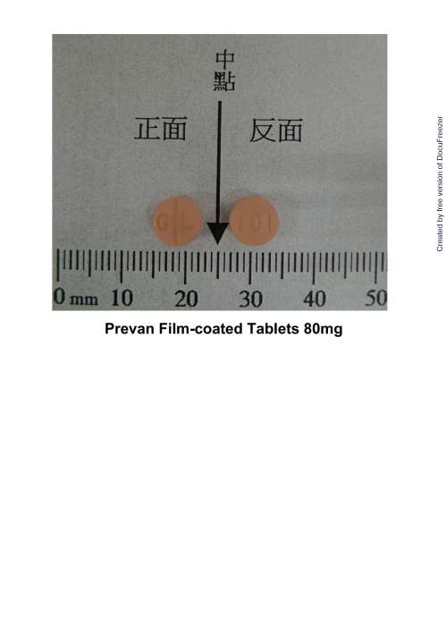 壓穩膜衣錠80毫克的功效、成分、用法與用量