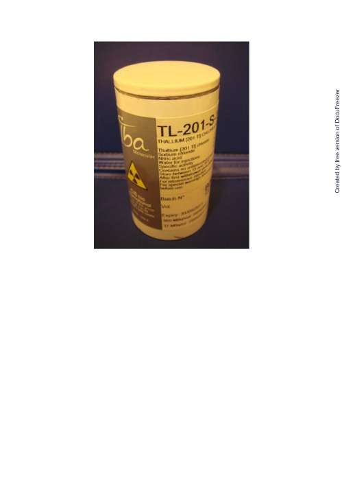 TL－201氯化鉈靜脈注射溶液的功效、成分、用法與用量